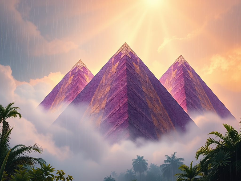 The Gold and Purple Pyramids at the Gates of Heaven – Cinemorphosis