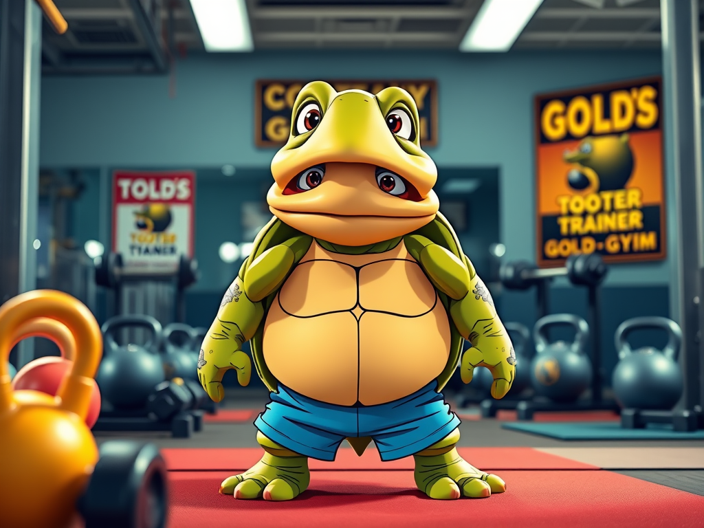 Tooter Turtle Goes to Gold’s Gym – Cinemorphosis